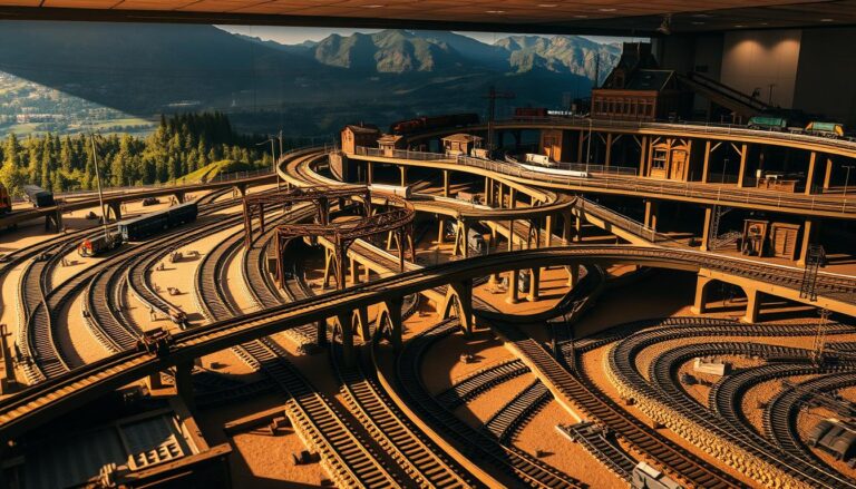 Explore Two-Level Model Railroad Layouts: Designs & Tips