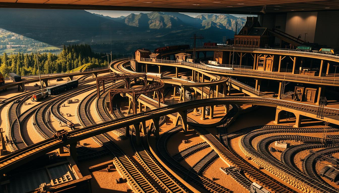 Explore Two-Level Model Railroad Layouts: Designs & Tips