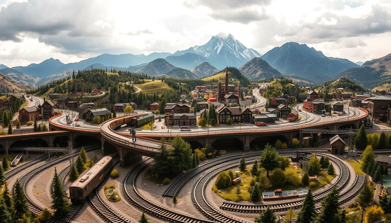 Explore Two-Level Model Railroad Layouts: Designs & Tips